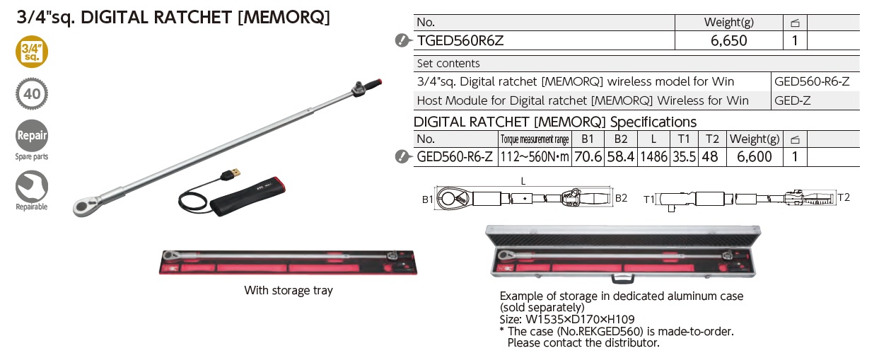 Ichiban Precision Sdn Bhd - KTC - KTC Digital Ratchet [Memorq]